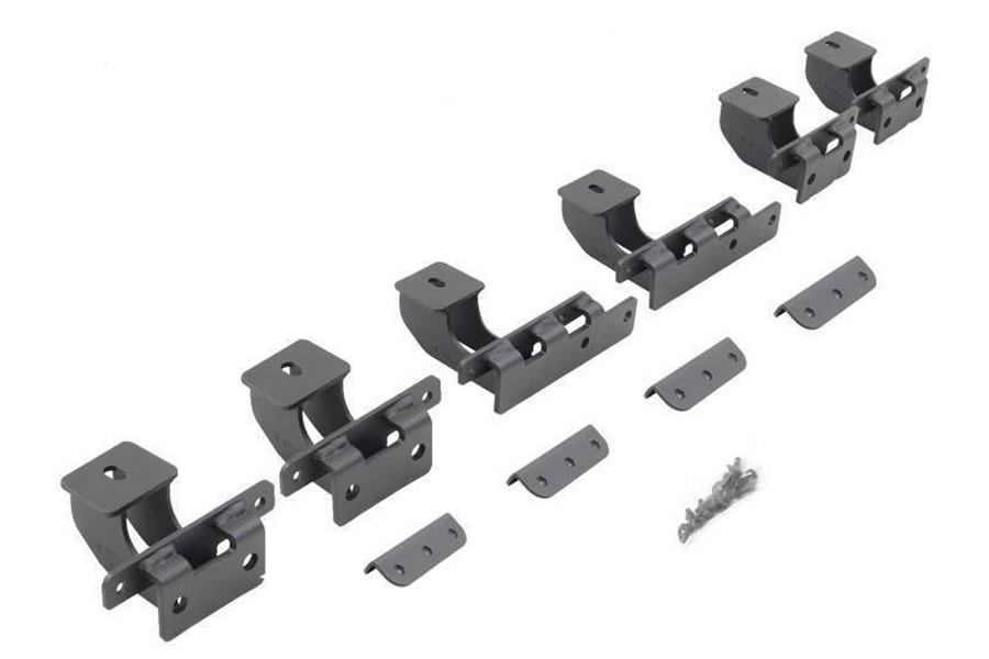 Jeep JK 4Dr Go Rhino Dominator Extreme Side Step Mounting Brackets ...