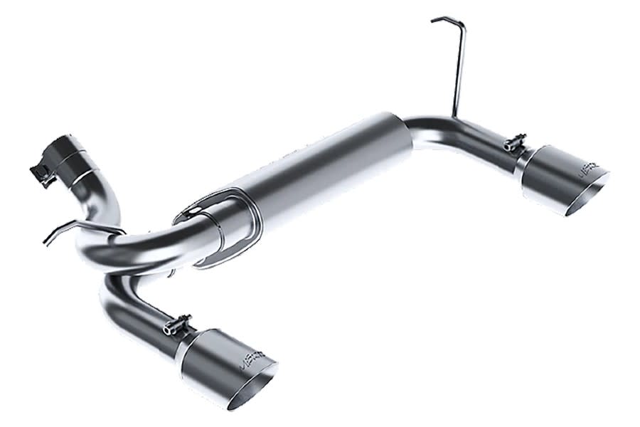 Jeep JK MBRP Axle Back Dual Rear Exit T109 Stainless Steel - Jeep ...