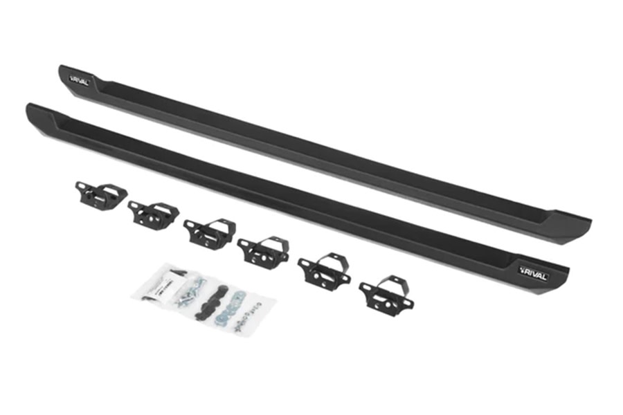 Jeep JL 4Dr RIVAL Side Rock Rails - Jeep Unlimited Rubicon 2018-2024 ...