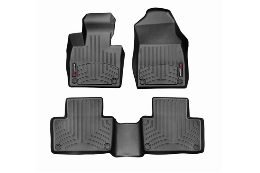 WeatherTech Front and Rear Floor Liners Black - Ford Badlands 2021-2024 | 4416531V-4416422 ...