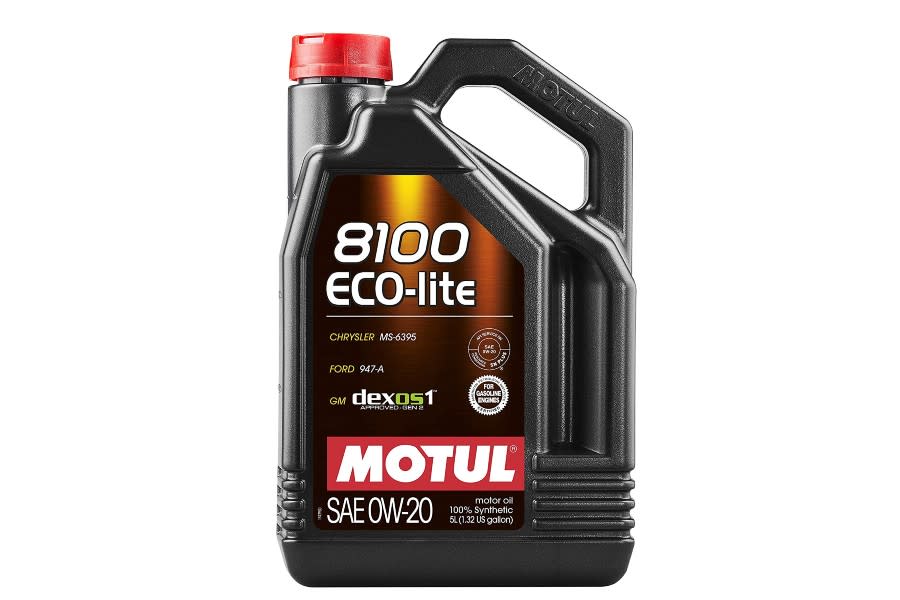 Motul Synthetic Engine Oil 8100 0W20 EcoLite 5L | 108536|Northridge4x4