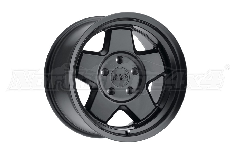 Black Rhino Realm Wheel 17x95 5x5 Semi Gloss Black - Jeep Rubicon 2007 ...