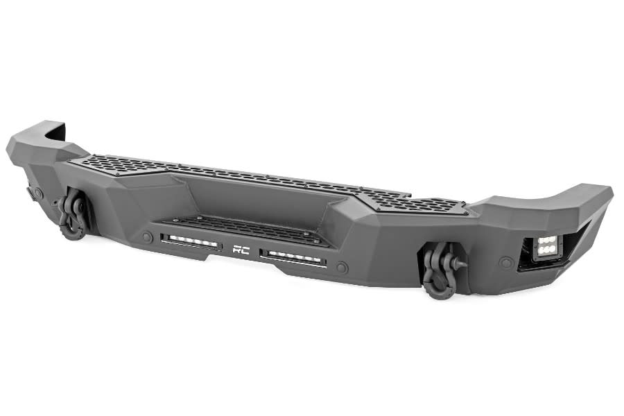 Rough Country 6in Slim Line Black Series Spot Cubes Rear Bumper - Ford ...