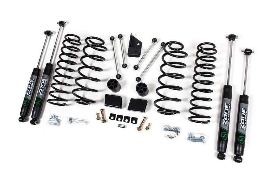 Jeep JL Zone Offroad 3in Suspension Lift Kit w Nitro Shocks - Jeep ...