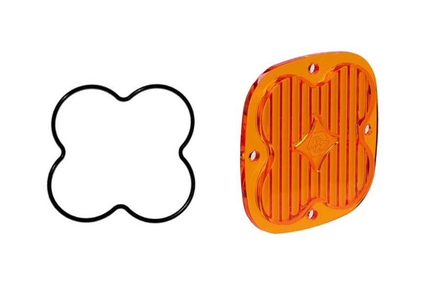 Baja Designs Squadron Light Pod Lens Kit Wide Cornering Factory Amber ...