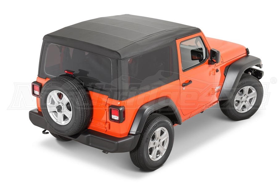 Jeep JL 2Dr Mopar Sailcloth Soft Top w Tinted Windows - Jeep Rubicon ...