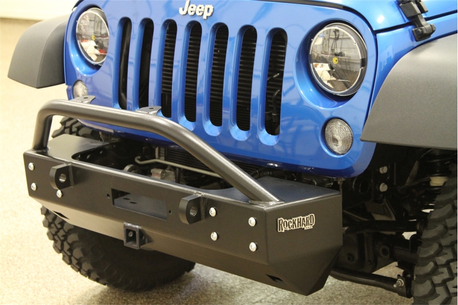 Jeep JK Rock Hard 4x4 Patriot Series Stubby Front Bumper wReceiver and ...