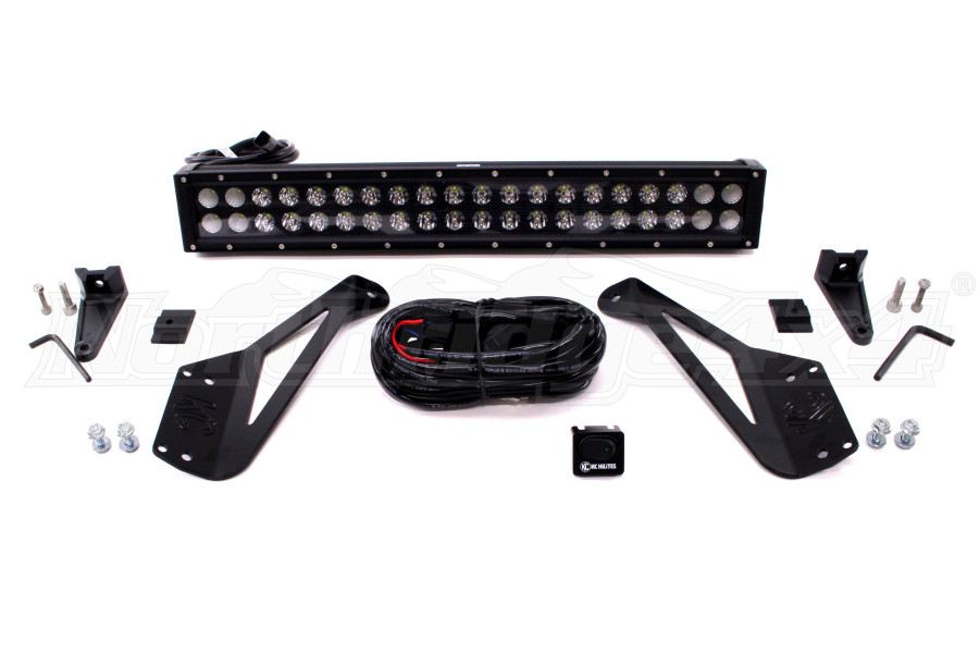 KC Hilites C Series 20in LED Light Bar w Grill Mount - Jeep Rubicon ...