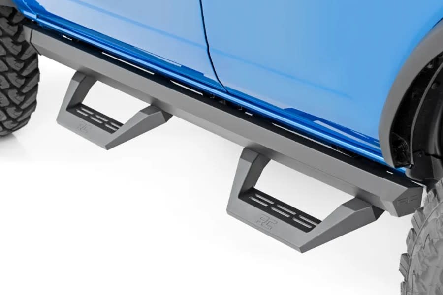 Rough Country SRX2 Aluminum Side Steps - Ford Badlands 2021-2022 ...