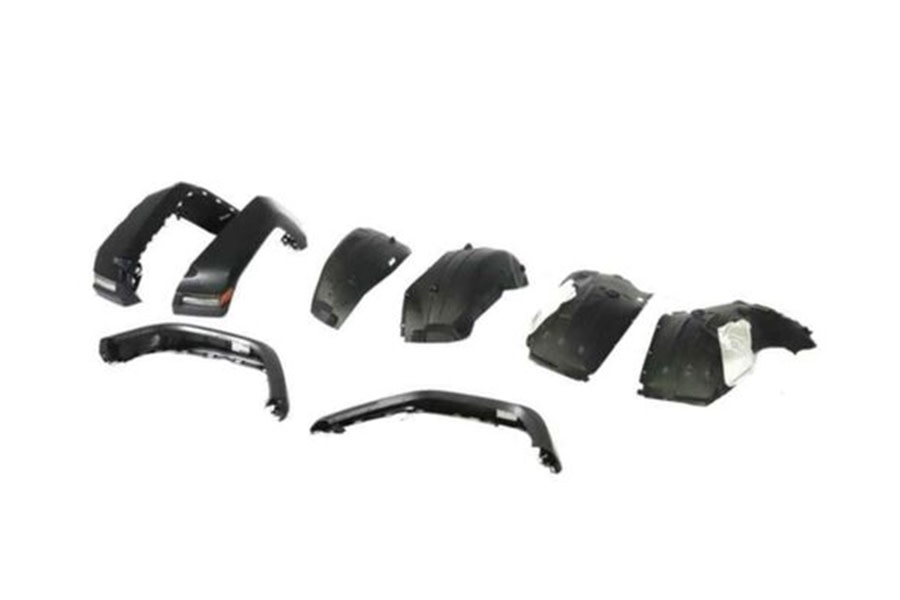 Jeep JL Mopar Front and Rear Fender Flares w Halogen DRLs - Jeep ...