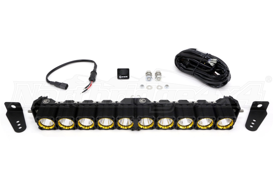 KC HiLites 20in Flex Array LED LightBar Expandable SpotSpread Pattern ...