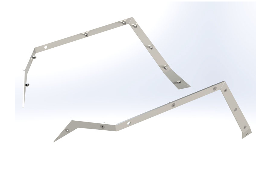 Jeep JK Artec Industries Nighthawk Rock Guards for Front Fenders - Jeep ...