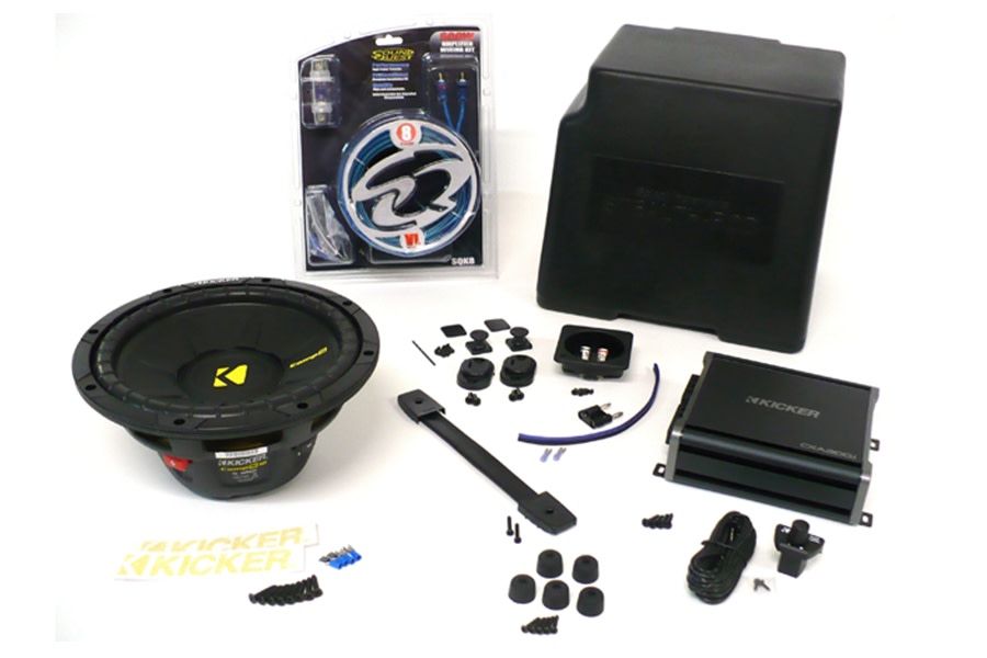 Select Increments StealthPod w Kicker Subwoofer and Amplifier - Jeep ...