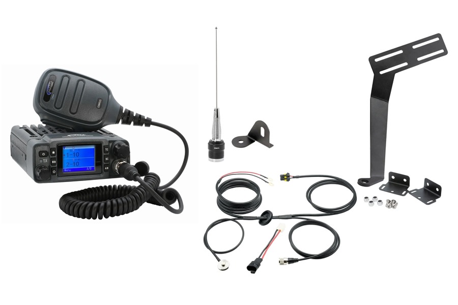 Jeep JK 2Dr 2011+ Rugged Radios 2Way GMRS Mobile Radio Kit 25 Watt ...