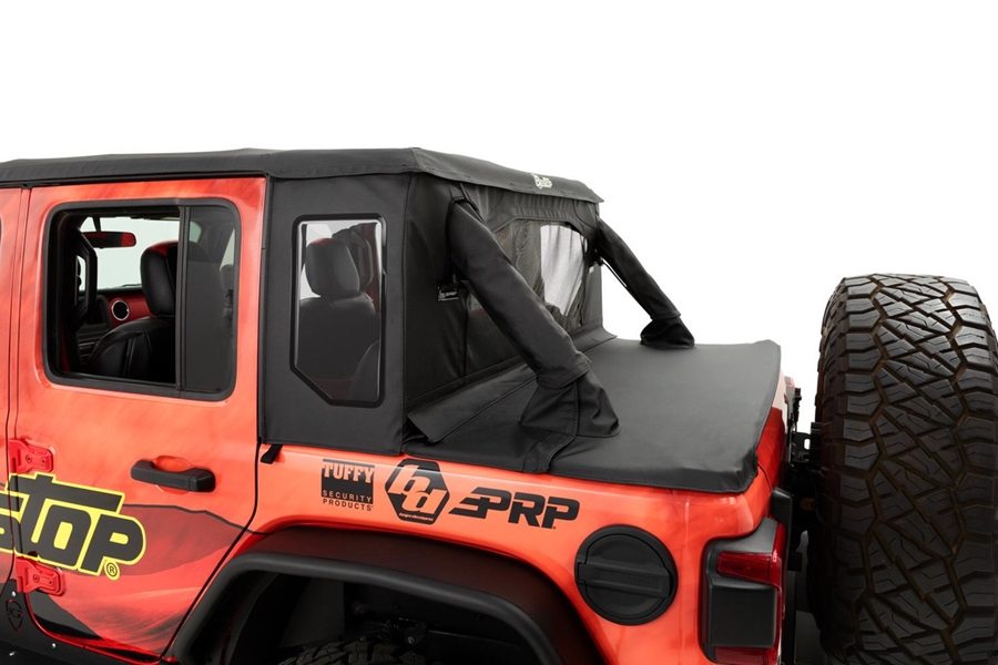 Jeep JL 4Dr Bestop Halftop Soft Top Black Twill - Jeep Unlimited ...