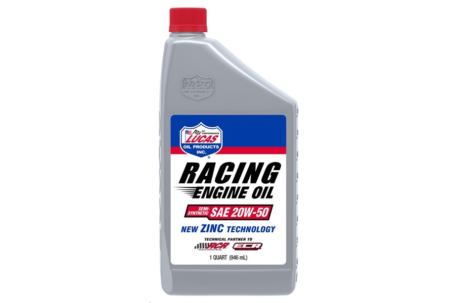 Lucas Oil Products SemiSynthetic SAE 20W50 Racing Motor Oil 1qt | 10306 ...