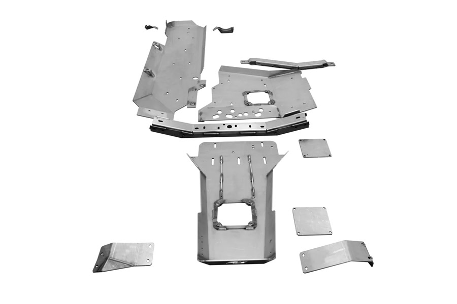 Protect your JKU with the MB1247-41 Skid Plate System—heavy-duty, trail ...