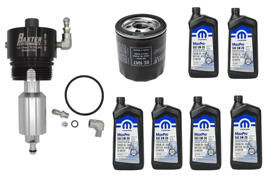 Jeep JK 2014+ 3.6L Baxter Performance Oil Filter Adapter Kit - Jeep ...