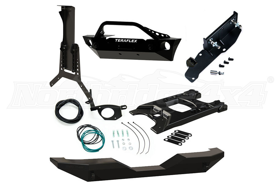 Jeep JK Teraflex Epic Bumper Kit and Full Rear Outback Bumper Package ...