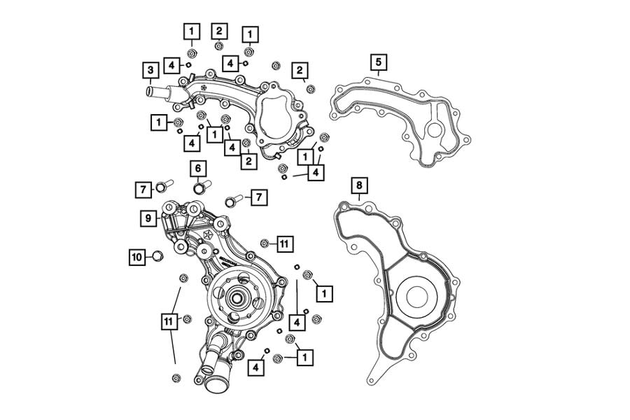 Mopar Push On Nut Mounting - Jeep Rubicon 2007-2018 | 06508675AA ...