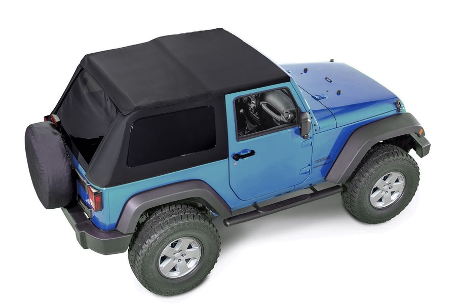 Jeep JK 2Dr Steinjager Fastback Slant Back Full Soft Top Kit - Jeep ...