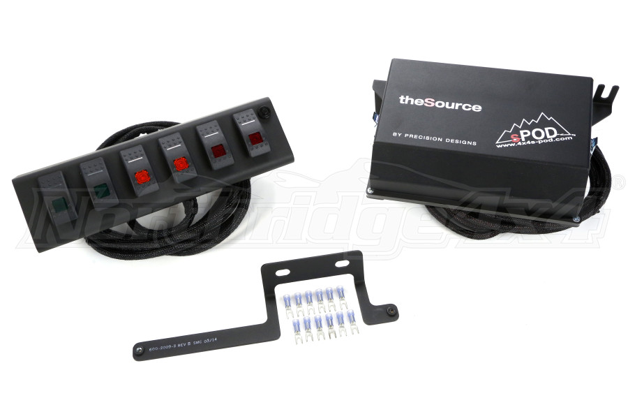 Jeep JK sPOD 6Rocker Switch Panel and Source System - Jeep Rubicon 2012 ...