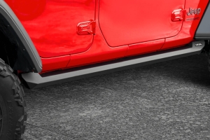 Jeep JL 4Dr RIVAL Side Rock Rails - Jeep Unlimited Rubicon 2018-2024 ...