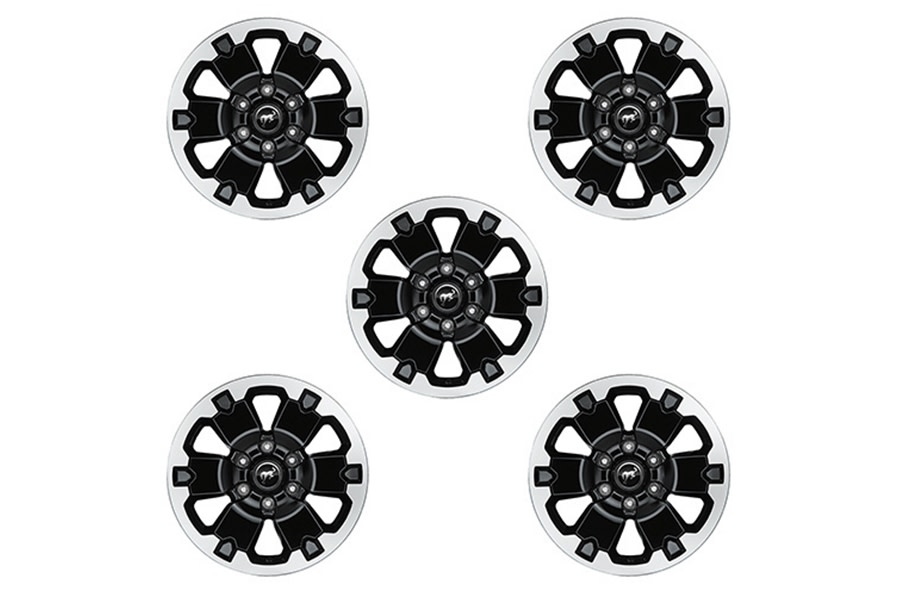 Ford Performance Parts 18in Black Machined Face Wheel Kit - Ford ...