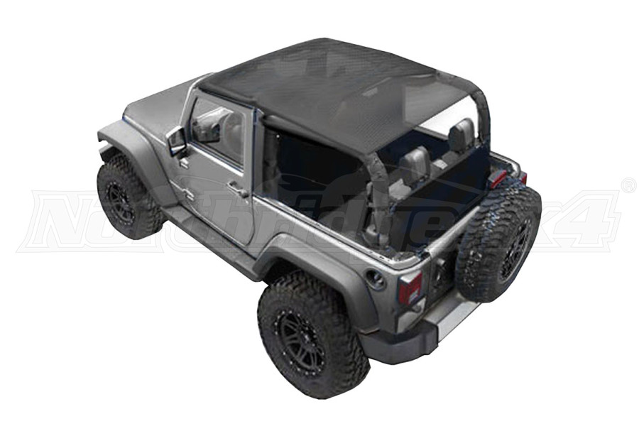Jeep JK 2dr 2007-09 Smittybilt Mesh Extended Top - Jeep Rubicon 2007 ...