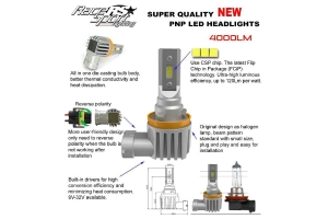 Race Sport Lighting Series Plug N Play Super LUX LED Replacement Bulbs ...