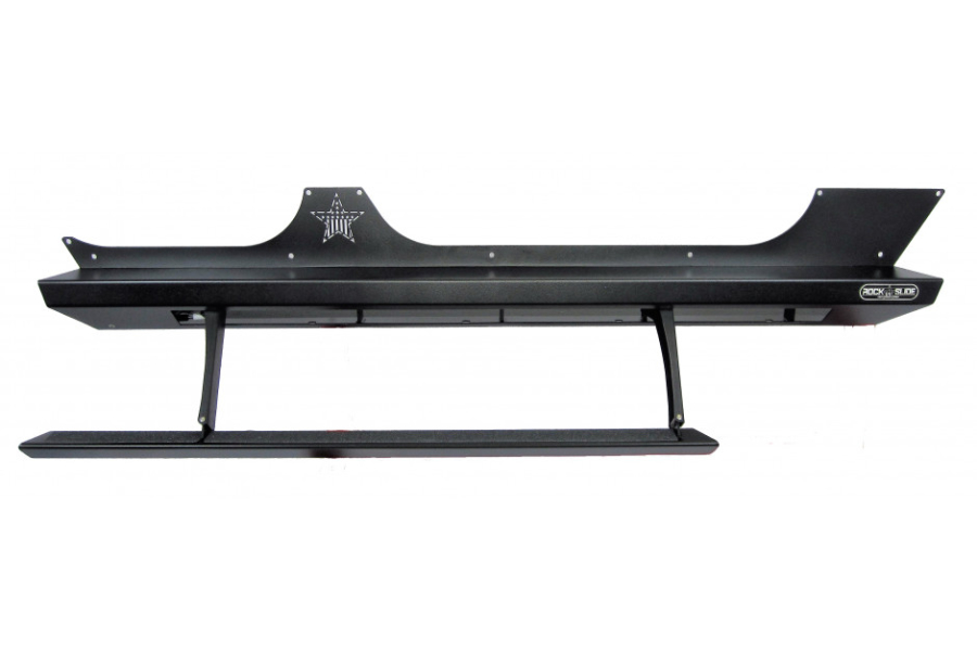 Jeep JK 4dr Rock Slide Engineering Step Sliders wBody Armor - Jeep ...