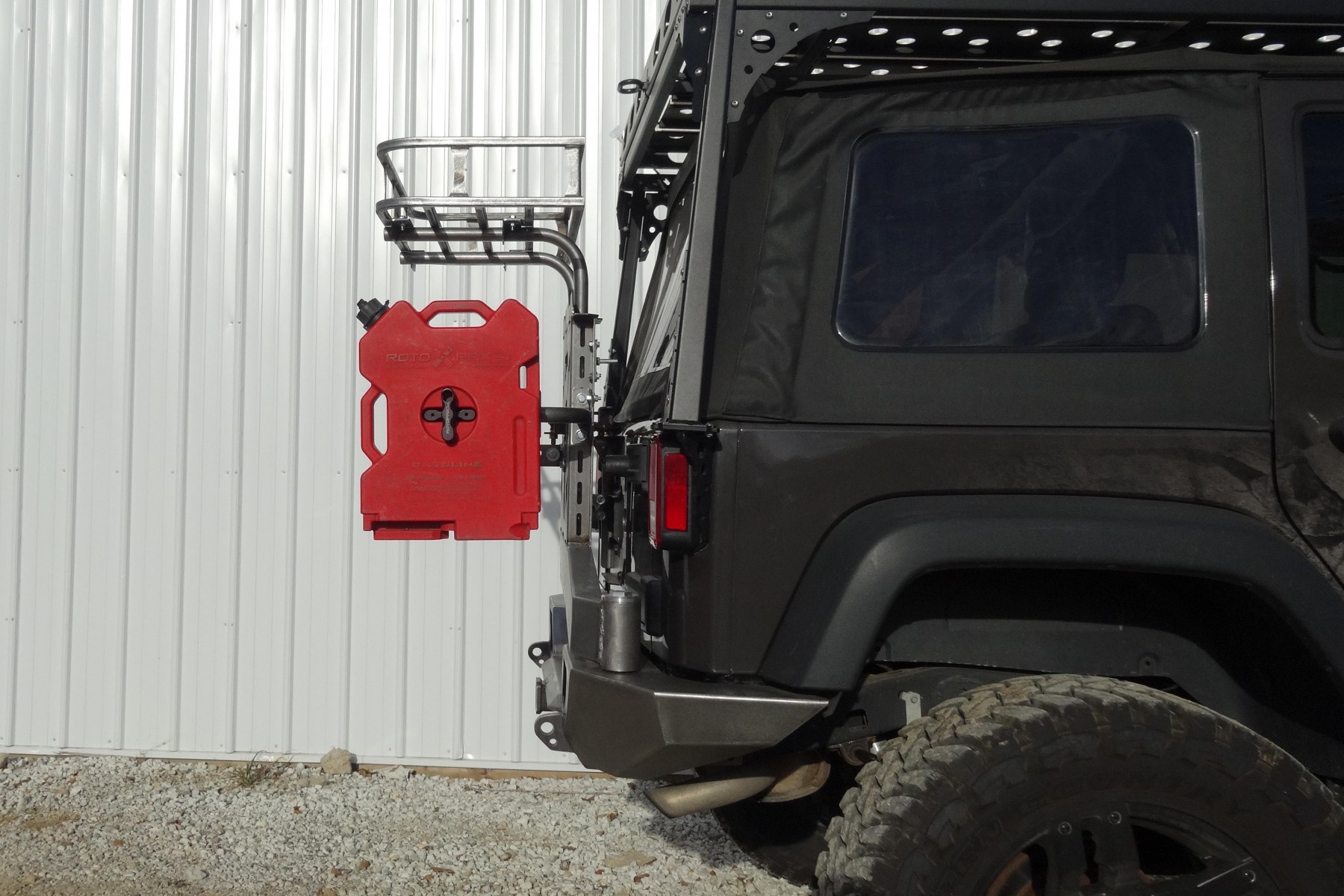 LOD Destroyer RotoPax 2 or 3 gallon Single Side Mount Bare Steel - Jeep ...