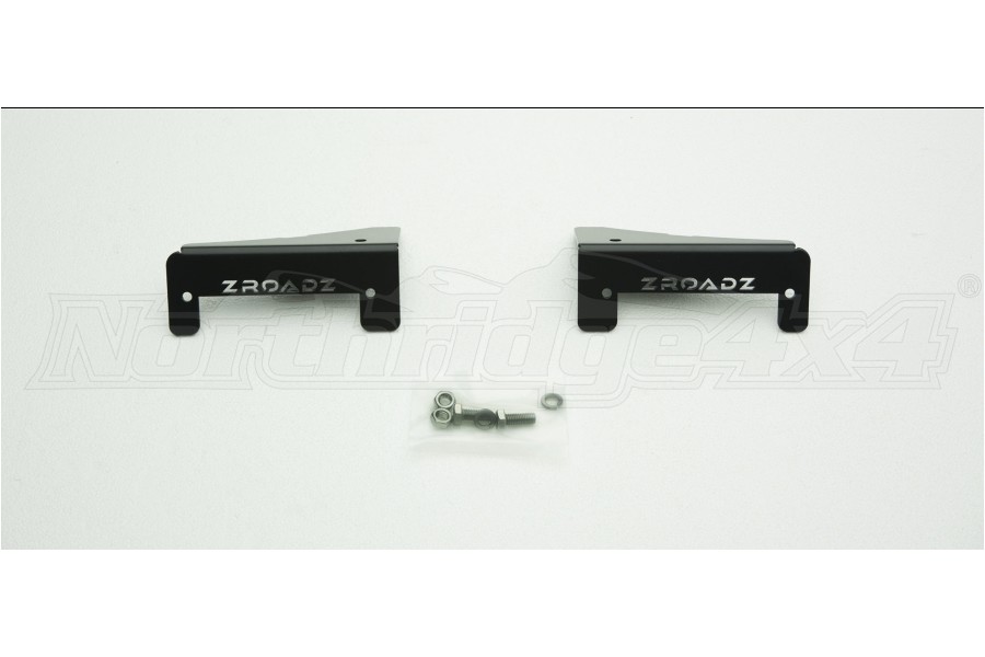 Jeep JK ZROADZ Tail Light Top LED Pod Mount Brackets - Jeep Rubicon ...