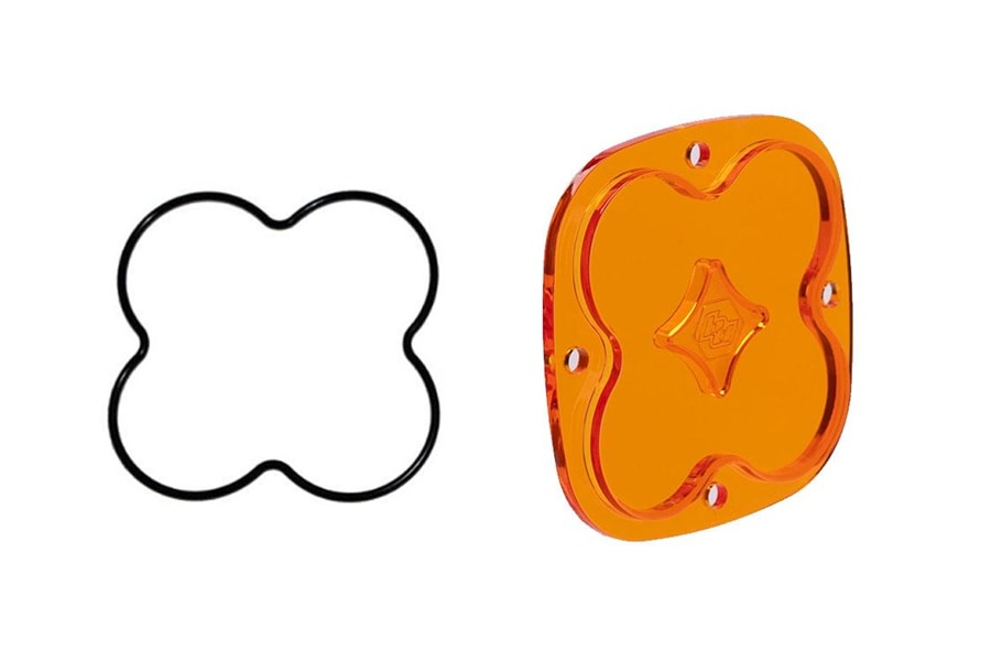 Baja Designs Squadron Light Pod Lens Kit Spot Factory Amber | 668417 ...