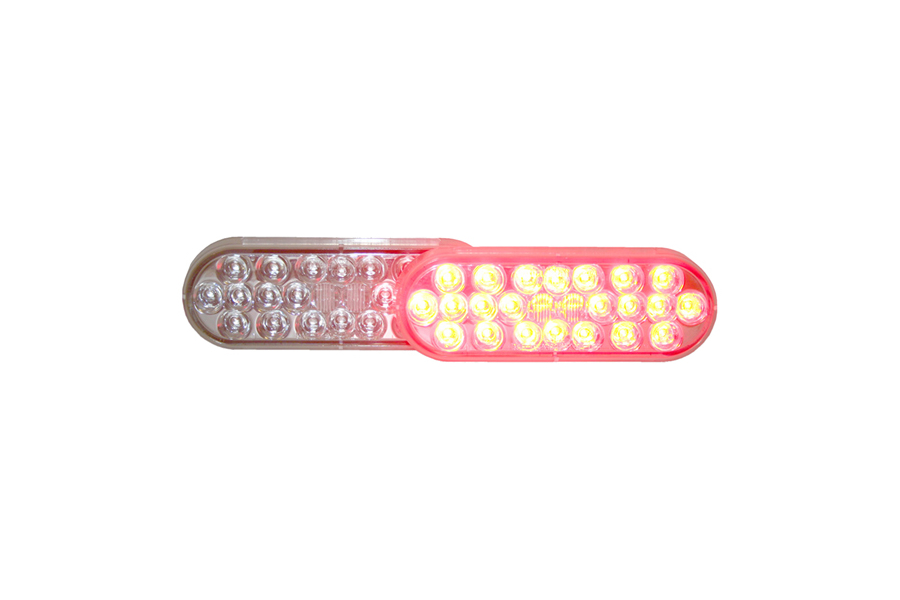TruckLite Oval LED StopTurnTail Lamp Clear LensRed Light | 6051 ...