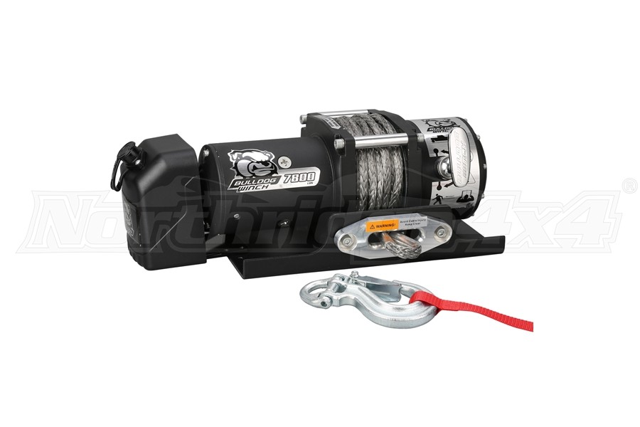 Bulldog Winch 7800lb Trailer Winch w 50ft Synthetic Rope | 10032 ...