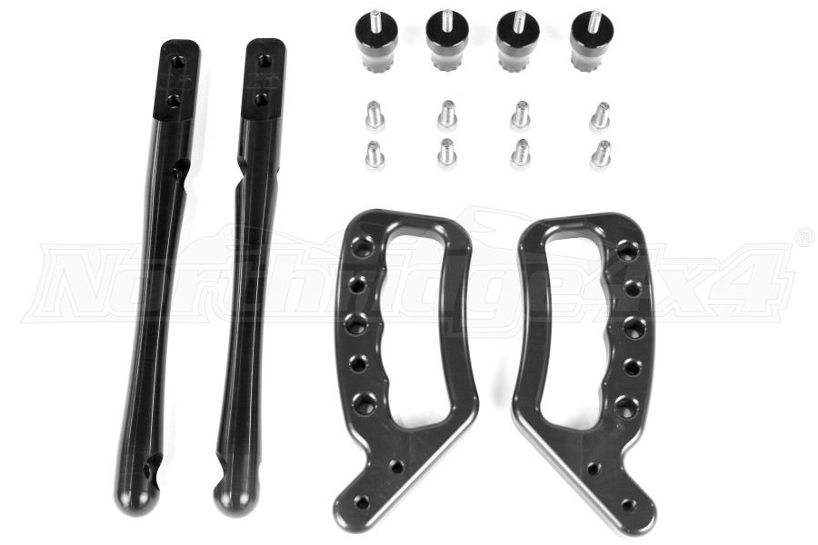 Jeep JK Carolina Metal Masters Loop Grab Handles Rear Black - Jeep ...