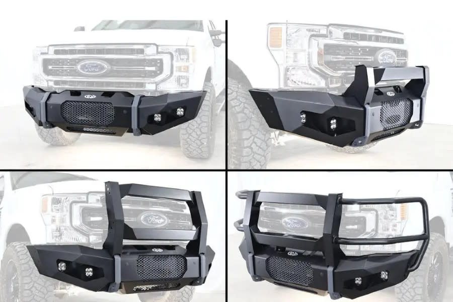 LOD Black Ops Base Front Bumper Center Section and Mounts Black Powder ...