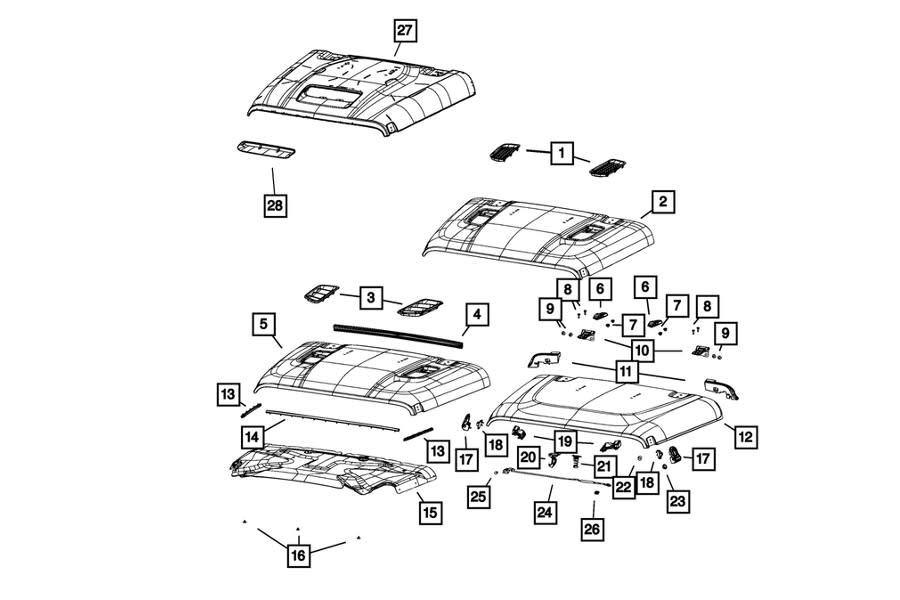 Mopar Hood Latch Catch Bracket - Jeep Rubicon 2018-2021 | 68240951AC ...