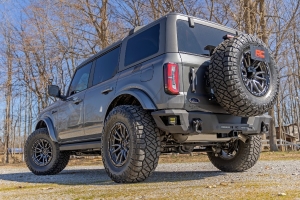 Rough Country Rear Bumper with 6in Slim Line LED Lights - Ford Badlands ...