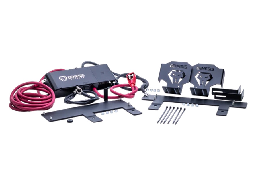 Genesis Offroad Under Seat Dual Battery Kit - Jeep Unlimited Rubicon 2020-2023 | 222-JLDG3 ...