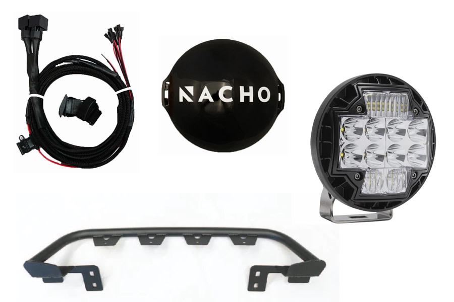 Nacho Offroad Technology Gen6 PlasticCompatible Bumper Light Kit w ...