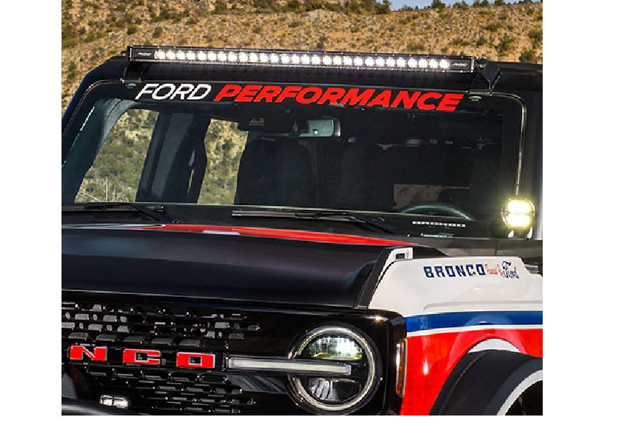 Ford Performance Parts Windshield Banner WhiteRed - Ford Badlands 2021 ...