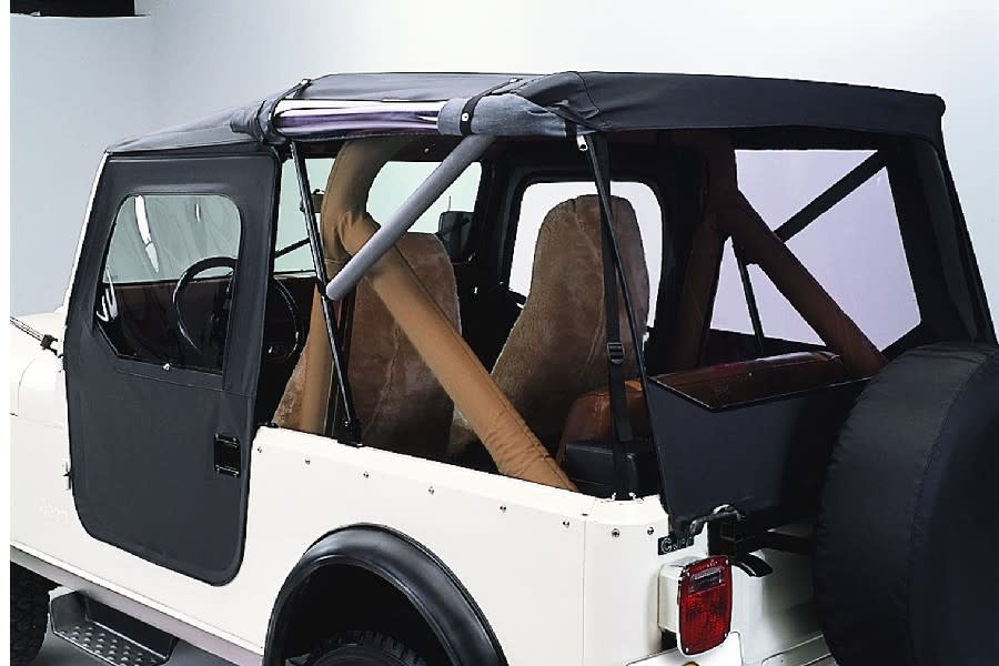 Jeep CJ7 Bestop Tigertop Soft Top Black Crush - Jeep Base 1976-1986 ...