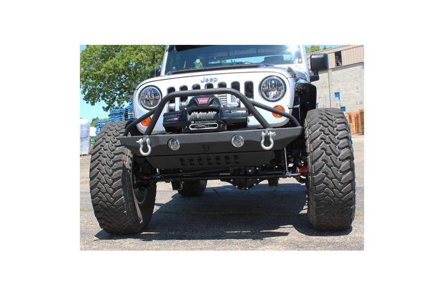 JCR Offroad Defender Mid Width Front Winch Bumper wTubework Bare | JKFF ...